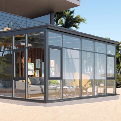 Flat Roof Sunroom, Customized Sun Room, Aluminum Alloy Sun Room